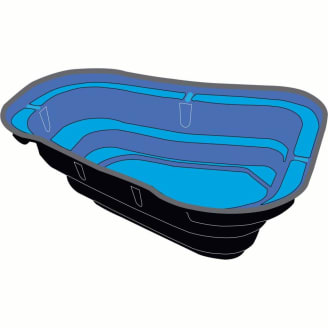 Bassin de jardin préformé - Gamm vert