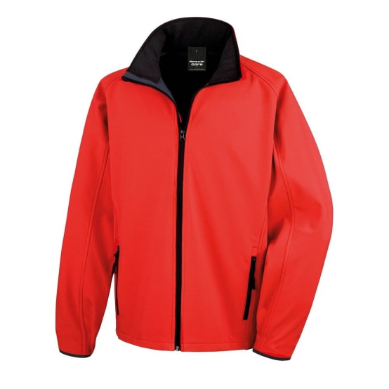 Veste Softshell Homme Result Core Printable Rouge XXL - Gamm vert