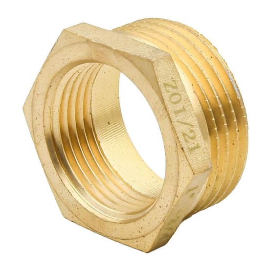 Réduction M-F laiton 20/27 x 15/21 (3/4" x 1/2") - Gamm vert