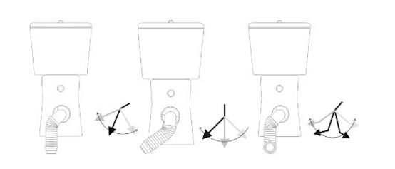 Pipe coudée souple extensible Multipipe CETA Ø93/100mm L.235 à 380 mm ...
