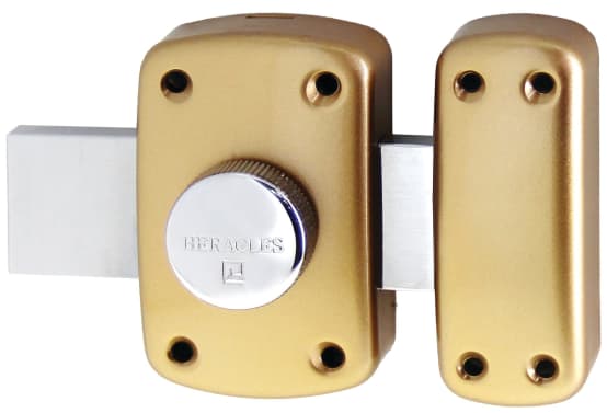 Verrou à bouton 5 goupilles 5G cylindre 35mm 4 clés - HERACLES - C5-10020351 - Gamm vert