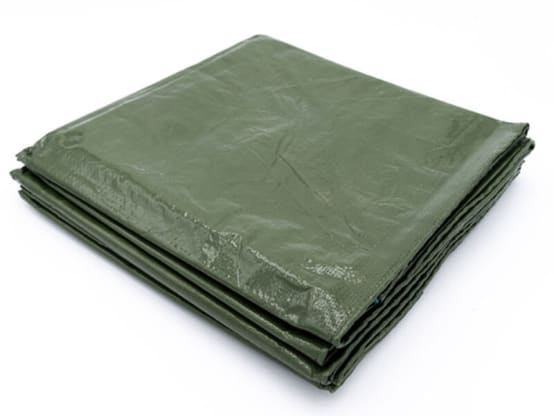 Bâche de protection 100g avec oeillets - Vert 4m x 3m Vert - Gamm vert