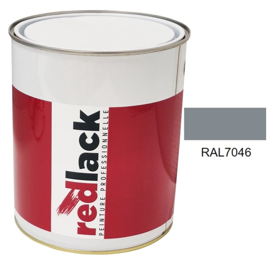 Peinture Telegris 2 RAL 7046 Brillant multisupport 3L Redlack - Gamm vert