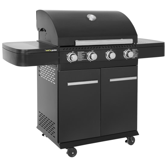Barbecue au gaz FYRA avec thermomètre - 4 brûleurs - COOK'IN GARDEN ...