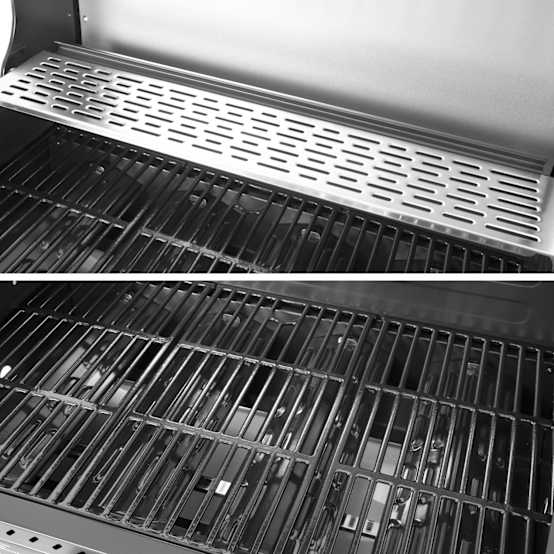 Cook'in Garden - Barbecue au gaz FYRA avec thermomètre - 4 brûleurs ...