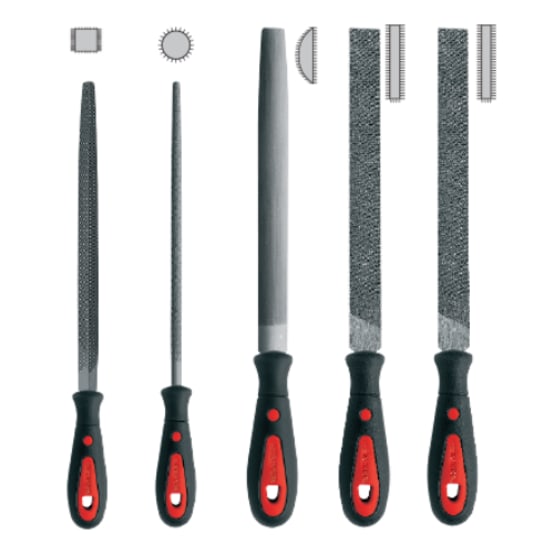 Jeu de 5 limes CETAFORM - 200mm - Gamm vert