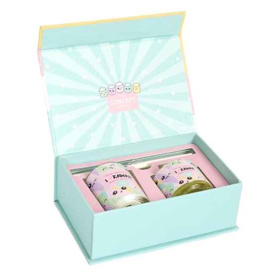 Coffret Senteur Parfumée "Kawaii" 16cm Guimauve - Gamm vert
