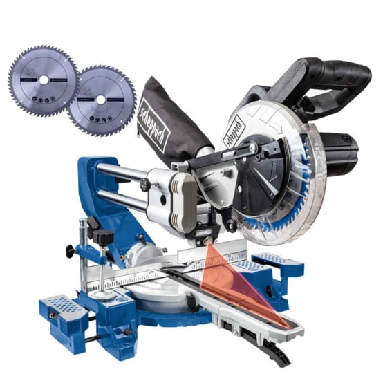 Scie à onglet radiale électrique 216 mm 2200W avec lame incluse ...