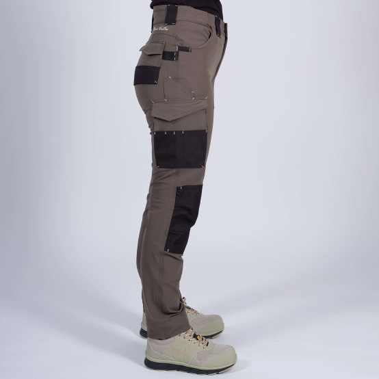 eve - pantalon de travail - 1162 kaki t46 - Gamm vert