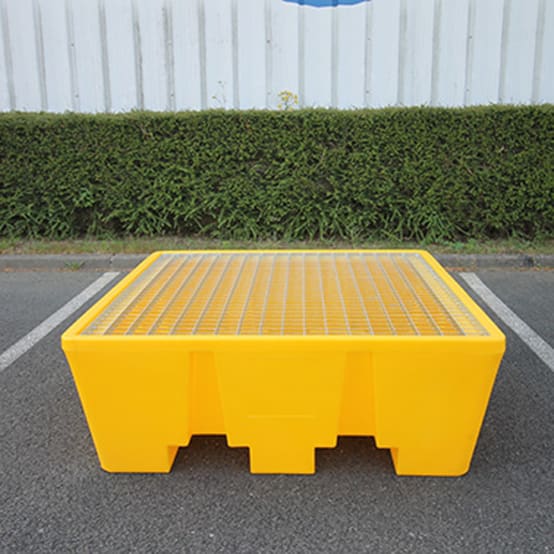 Bac de rétention 4 fûts standard-lot de 5 - Gamm vert