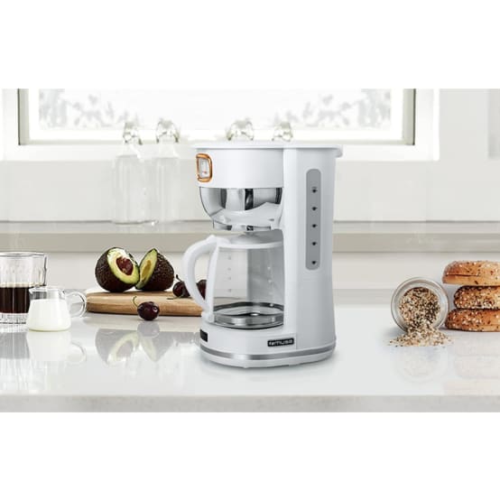 Muse MS-220 W - Cafetière - réservoir 1.4 L (10 tasses) avec Porte-filtre - 1000W - Gamm vert