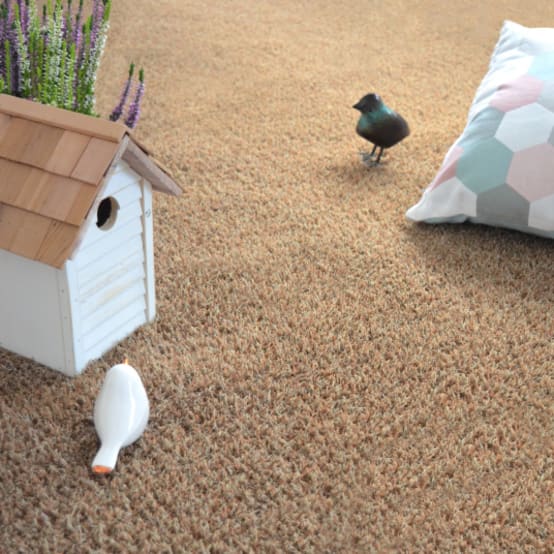 Gazon artificiel Arty Couleur Beige, 20mm, 4m x 9m - Decoweb - Gamm vert