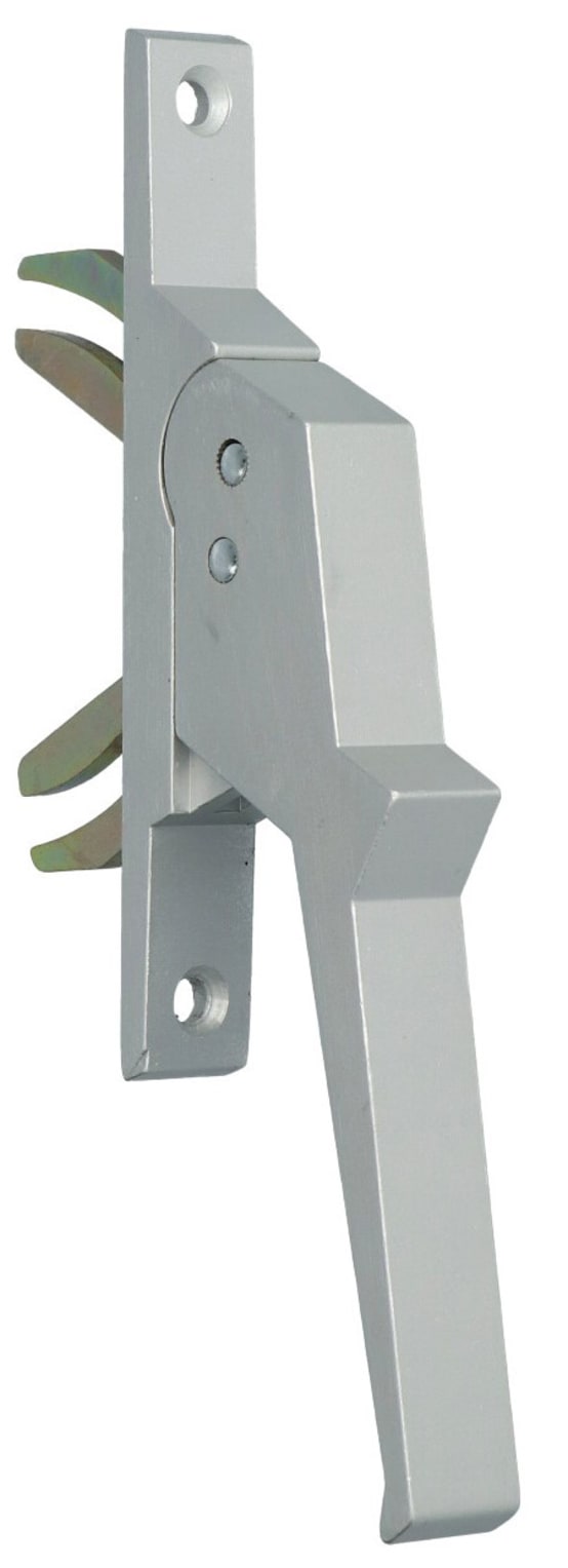 Poignée de crémone 520 aluminium à double fourche - ARGENTA - 520101 ...