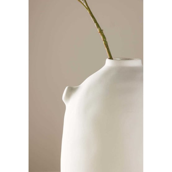 Vase en grès Madi Blanc cassé - Gamm vert