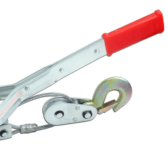 Tire fort - treuil de halage mouflé 4 tonnes Gris - Gamm vert