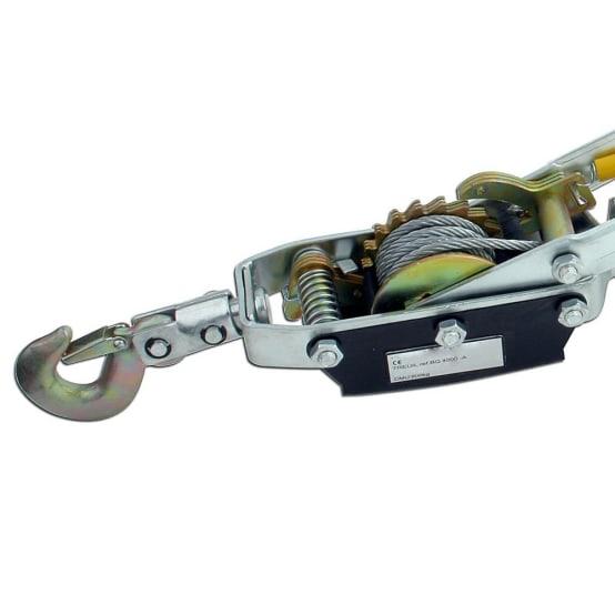 Tire fort - treuil de halage mouflé 4 tonnes Gris - Gamm vert