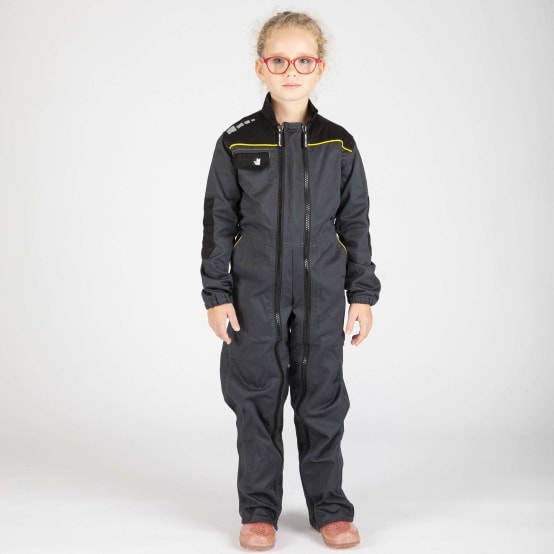 Taille 12A - ARTHUR - COMBINAISON DE TRAVAIL - 2256 Gris , Noir - Gamm vert