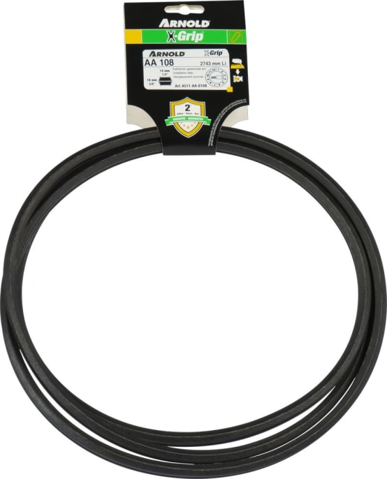 Courroie hexagonale X-Grip de type AA 108 Arnold - Gamm vert