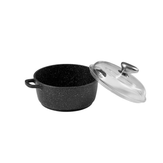 Faitout PREMIUM Fonte d'Aluminium avec Couvercle en Verre - Pradel - - Gamm vert