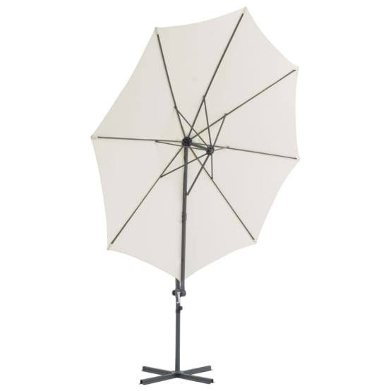 Parasol de jardin - parasol d'extérieur avec base portable sable ...