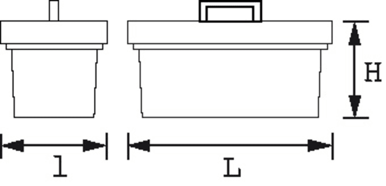 Boite a outils vide 5 cases SAM - SAM594SBV - Gamm vert