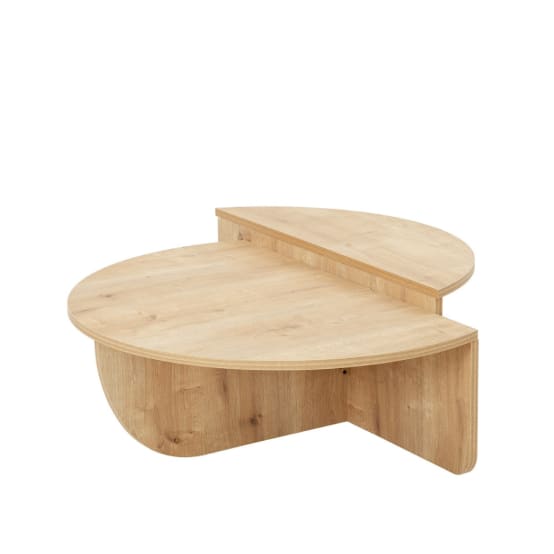 Table basse ronde design en bois CARLOW Concept Usine - Gamm vert