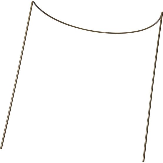 Support à plantes demi-cercle en acier 40 x 75 cm - Gamm vert