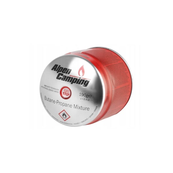 Cartouche gaz 190g Perçable Butane Propane Avec Sécurité stop-gaz ...