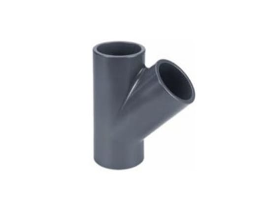 Té égal PVC pression 45° Ø 63 mm - Fitt - Gamm vert