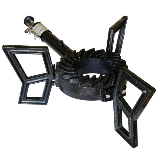 Rechaud gaz fonte 3 Pieds 7KW Butane/Propane 1 Bruleur KEMPER - Gamm vert