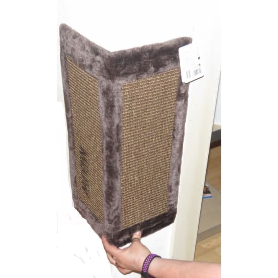 animallparadise - Griffoir d'angle pour chat, 40 x 74,5 cm, SHIRO brun ...