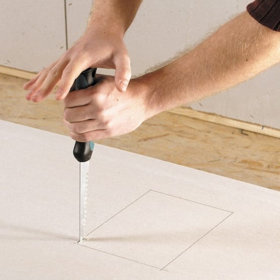 Scie à main 2C WOLFCRAFT 4033000 pour découpes dans les plaques de ...