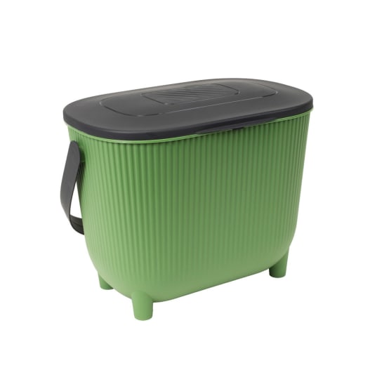 Poubelle à compost 10l vert/gris 013121 V.CT/G.A Eda - Gamm vert