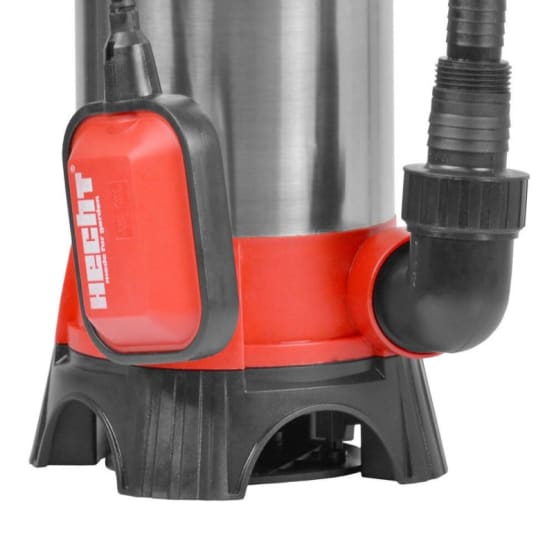 Hecht 3011 Pompe submersible en acier inoxydable pour eaux usées Pompe jardin 1100W 15 500 l/h ...