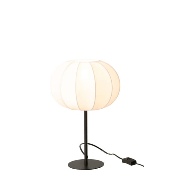 Lampe à Poser Lanterne en Métal "Shirley" 38cm Blanc - Gamm vert