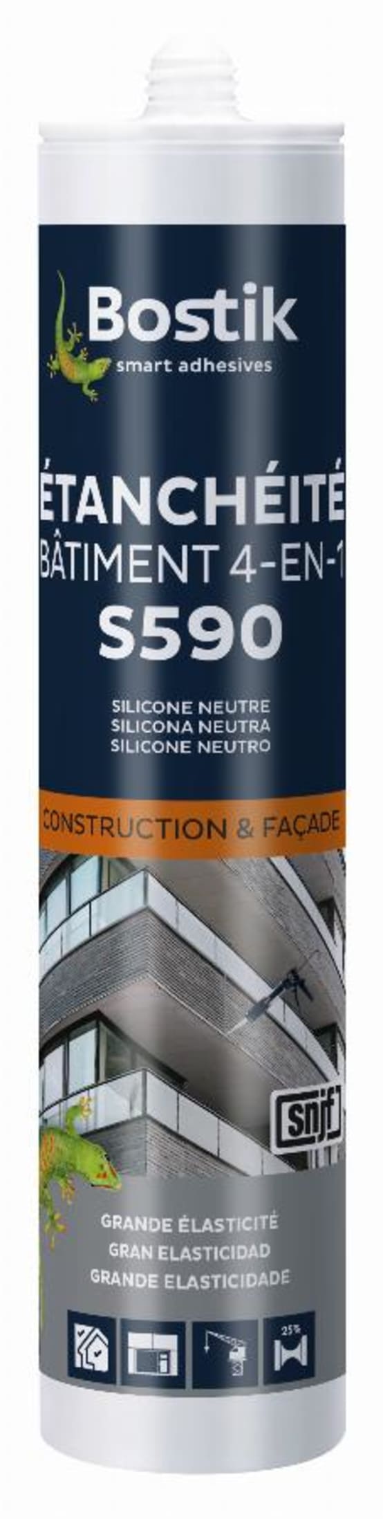 Mastic S590 Étanchéité bâtiment 4 en 1 BOSTIK Translucide - 30615831 ...