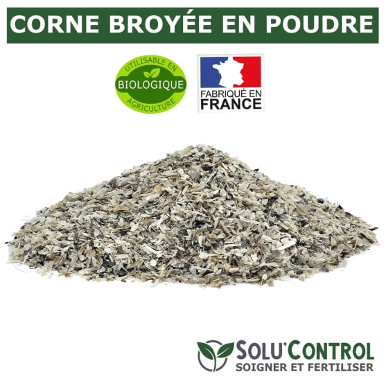 500 g de Corne Broyée en Poudre SoluControl - Engrais Azoté 100% ...