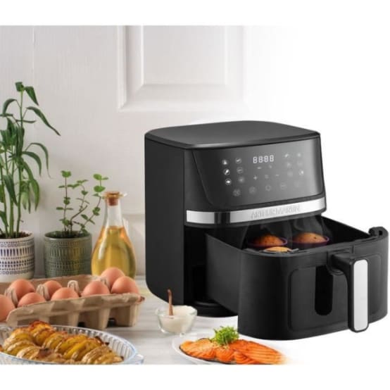 Friteuse Electrique sans huile – ARTHUR MARTIN - Airfryer 6,6 L- 1600 W ...