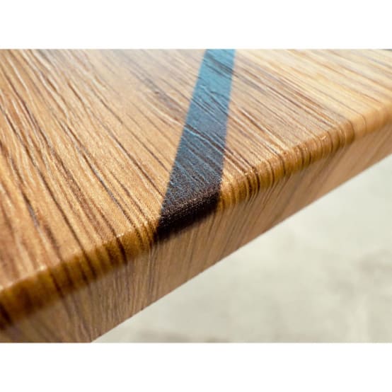 Ensemble Meuble TV "Switch Lamel XVII" 340cm Naturel & Noir - Gamm vert