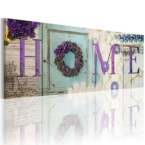 Tableau Imprimé "Childhood Memory" 40 x 120 cm - Gamm vert