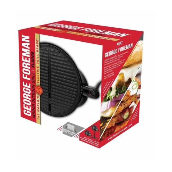 George Foreman 22460-56 Barbecue Grille 2000w Intérieur Et Extérieur ...