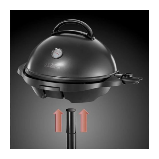 George Foreman 22460-56 Barbecue Grille 2000w Intérieur Et Extérieur ...