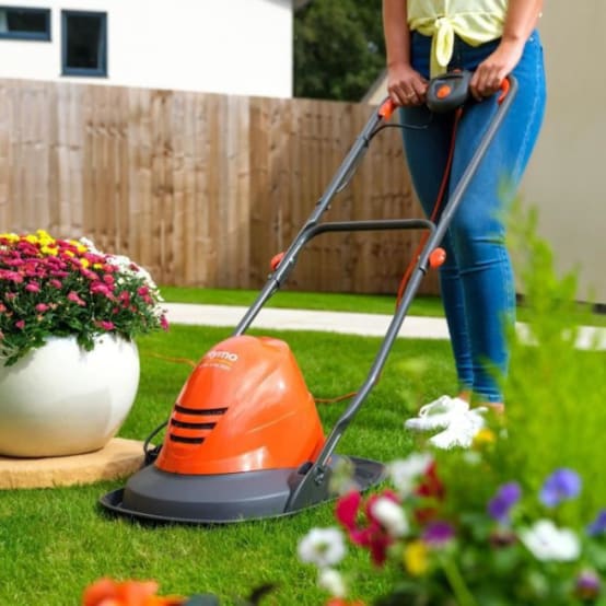 Tondeuse a Gazon électrique sur coussin d'air - Largeur de coupe 25 cm ...