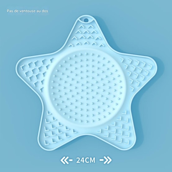 Disque en silicone pour ralentir l'alimentation de chien et chat Étoile ...