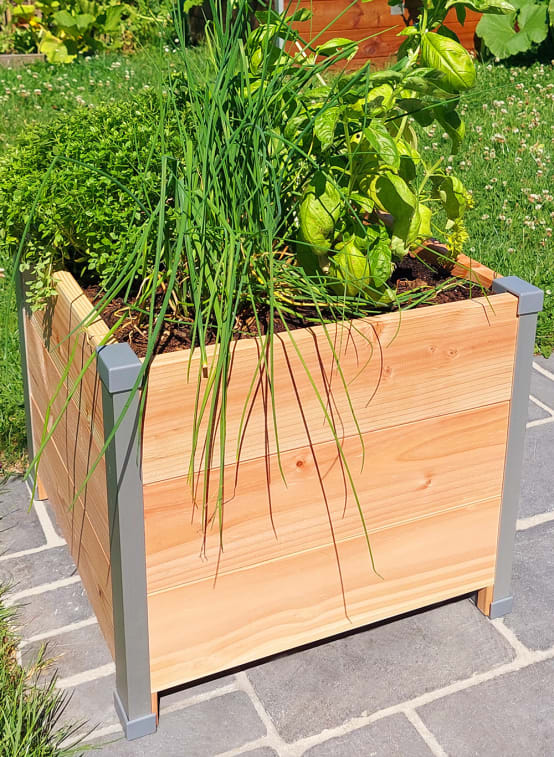 Bac bois Douglas DESIGN L50Xl45XH40cm - Epaisseur 19mm - mon PETIT ...