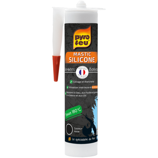 Mastic silicone cartouche 310 ml PYROFEU - Gamm vert