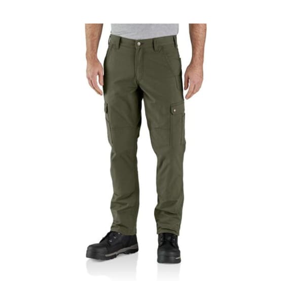 Pantalon cargo doublé polaire RIPSTOP Kaki CARHARTT 105491 - taille W30 ...