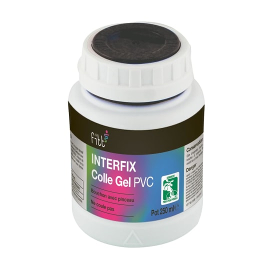 INTERPLAST Colle PVC Gel Bleu interfix pour PVC Souple - 250 ML - Gamm vert