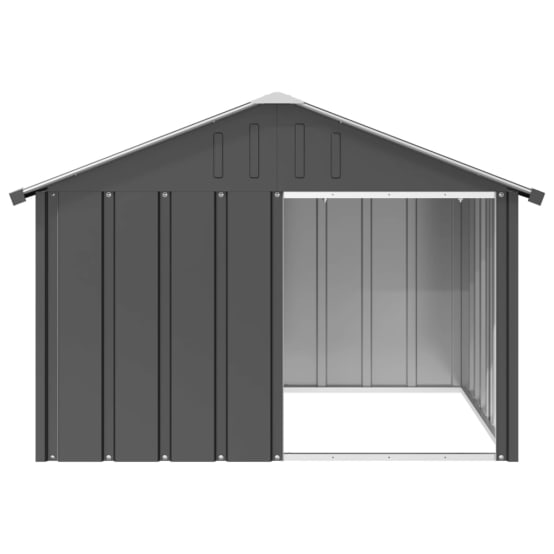 Niche pour chien - Cage pour chien - Niche de jardin Anthracite 116 ...