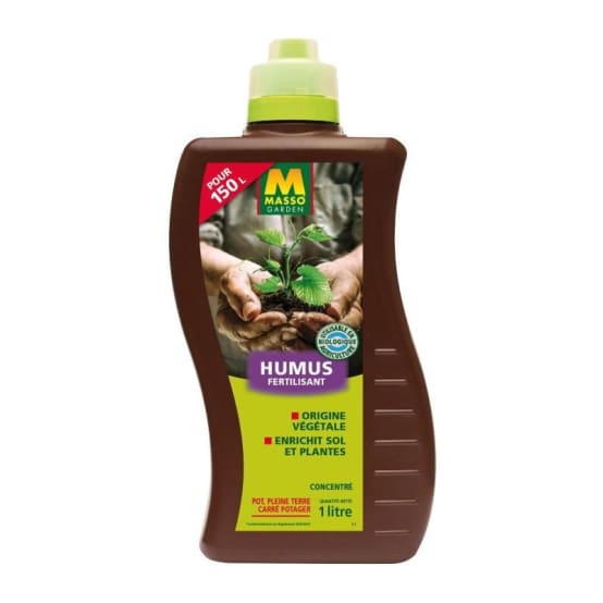 Humus Fertilisant - Masso Garden - 237916 - 1 L - Gamm vert